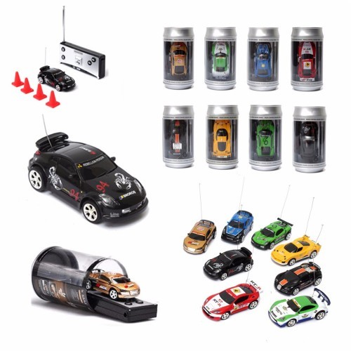 Mini Coke Can Remote Radio Control Micro Racing Remote Control Car ...